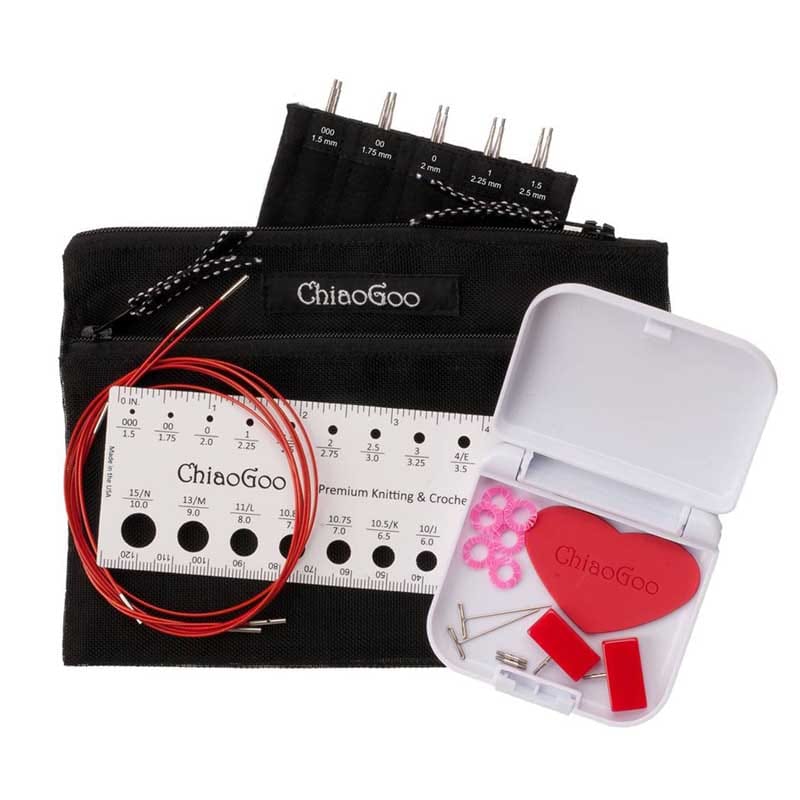 ChiaoGoo - TWIST Red Lace Interchangeable Sets 5" Mini